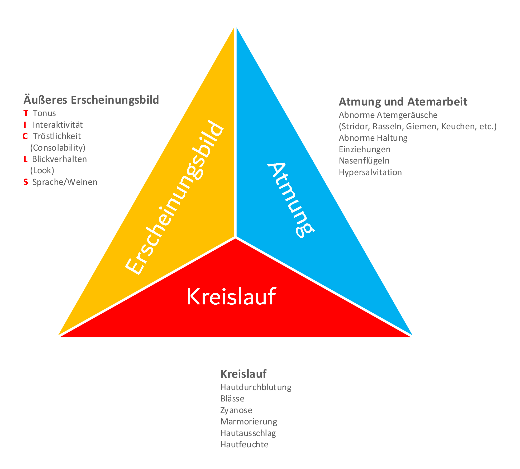 Pädiatrisches Beurteilungsdreieck